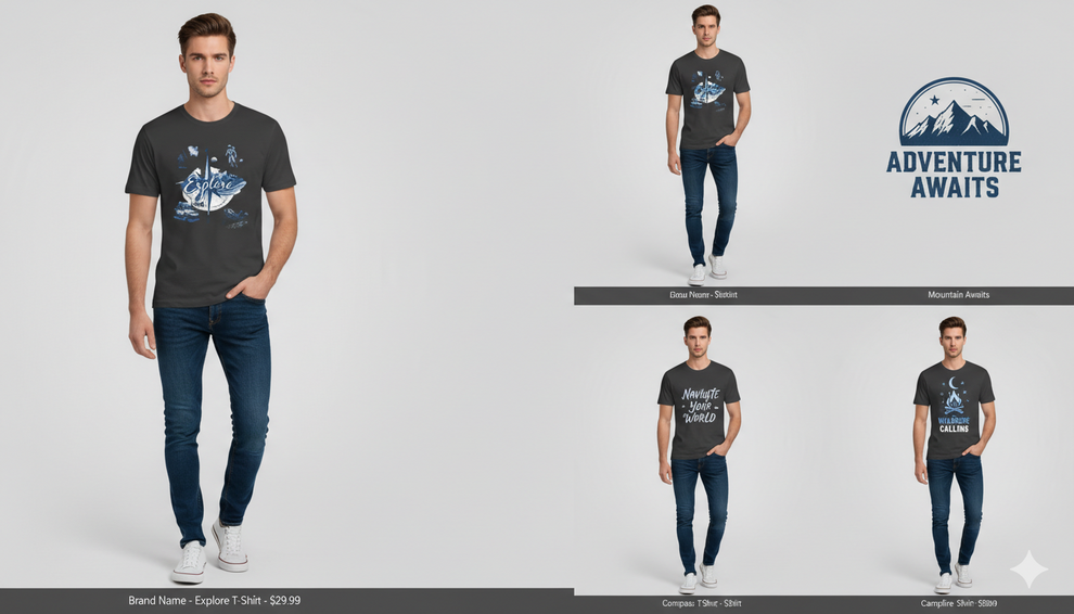 Men’s Outdoor Explorer Classic T-shirt - Breathable Cotton |ROUNDNECK ...